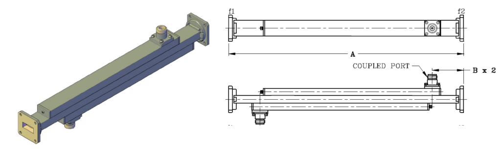 Rectangular Waveguide Dual Topwall Couplers Space Machine
