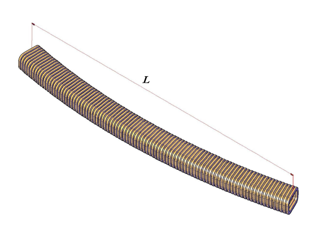 Rectangular Waveguide Raw Seamless Flex | Space Machine