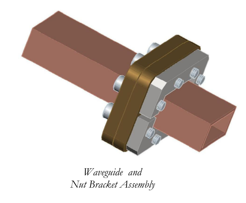 Waveguide Flange Nut Bracket | Space Machine